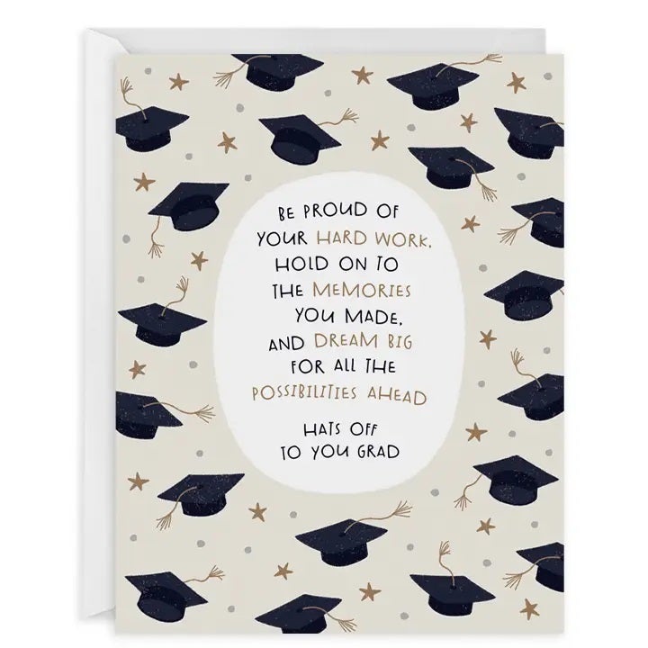 Hats Off Graduation Card | Ohio Artisan Collective